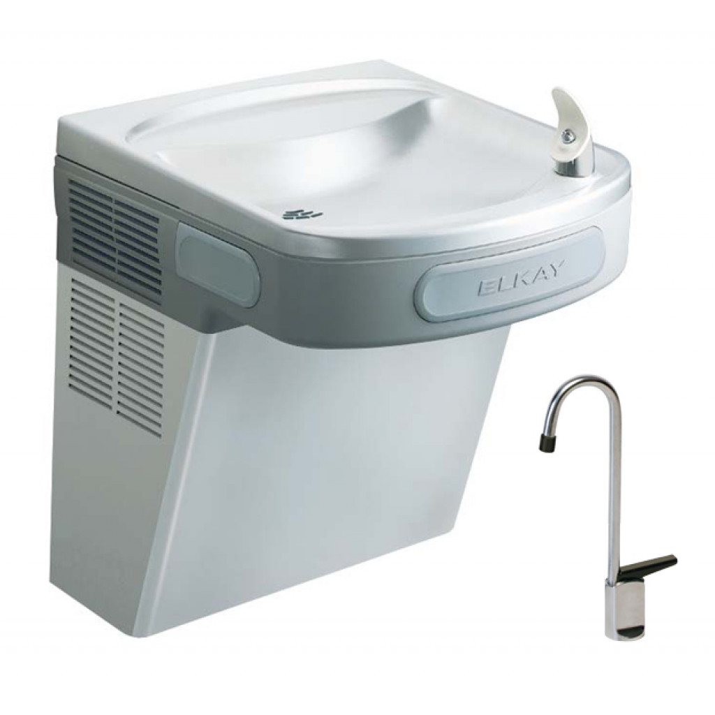 Elkay EZS8SF Stainless Steel Drinking Fountain with Glass Filler ...