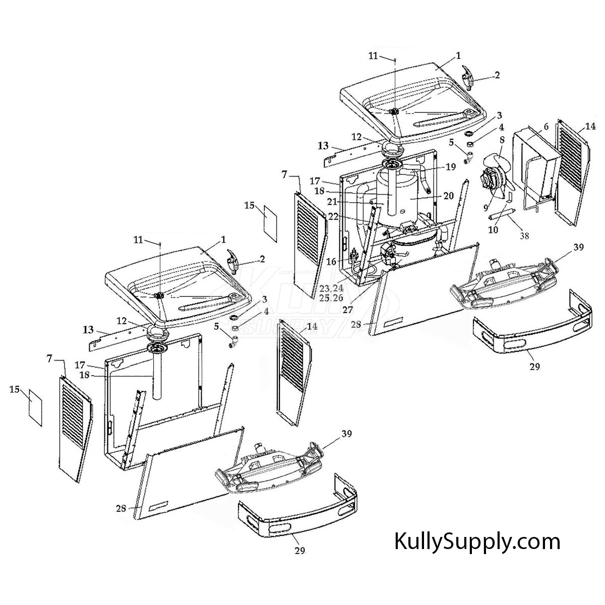 Oasis Water Fountain Parts